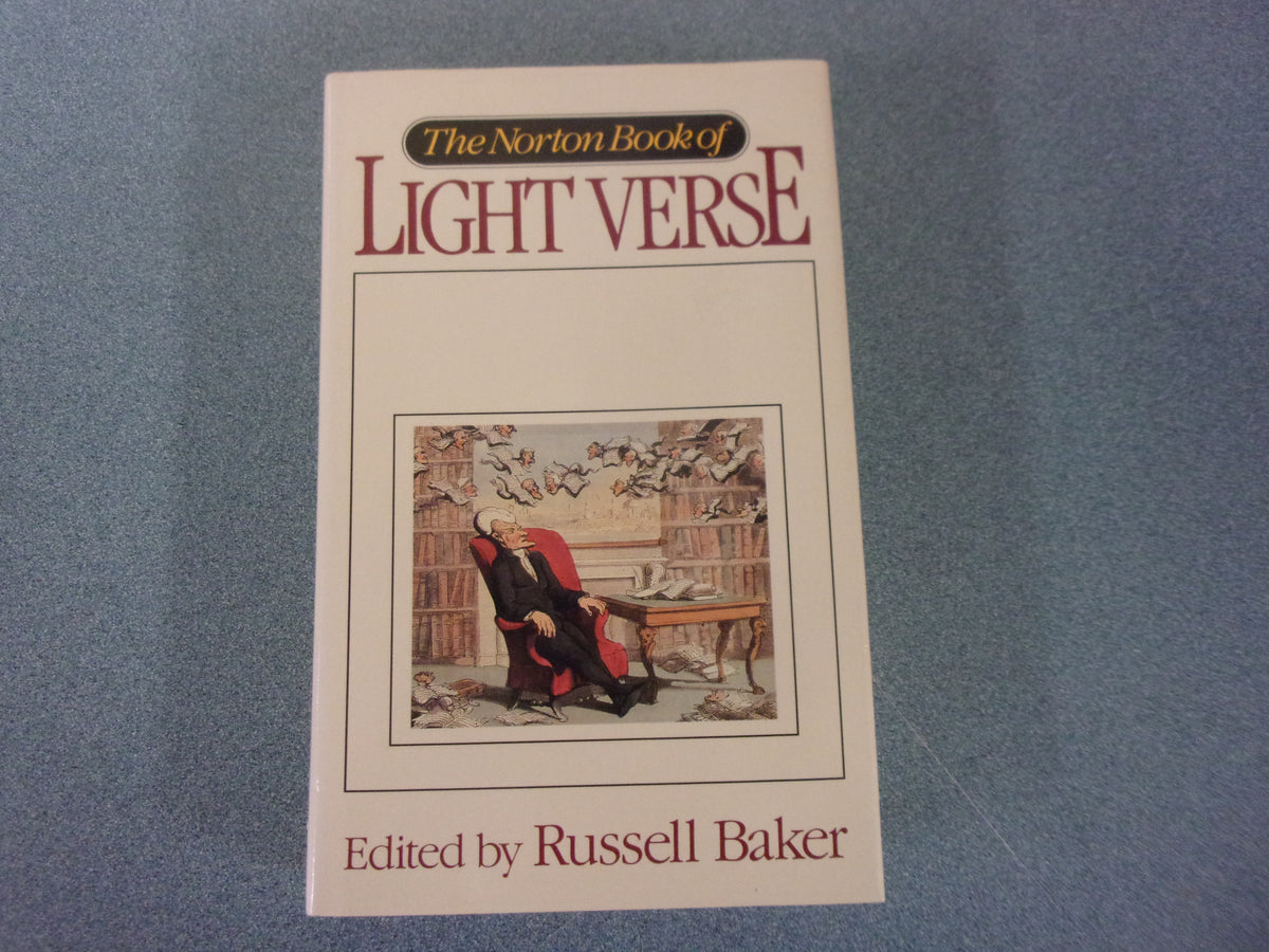 The Norton Book of Light Verse edited by Russell Baker (HC/DJ ...