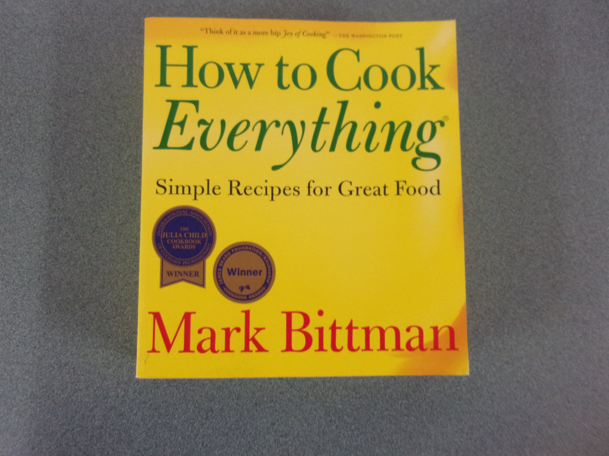 How To Cook Everything by Mark Bittman (Paperback) – Friends of the St ...